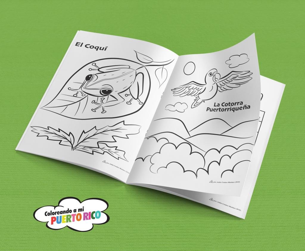 Libro Coloreando A Mi Puerto Rico (1ra Edición) - Coloreando A Mi ...