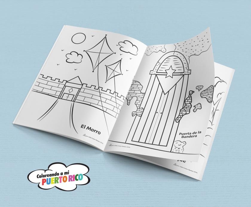 Libro Coloreando A Mi Puerto Rico (1ra Edición) - Coloreando A Mi ...