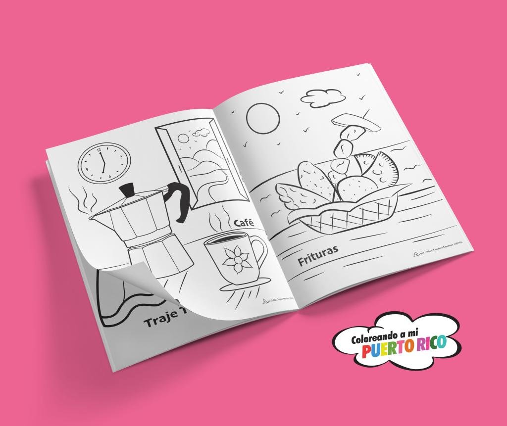 Libro Coloreando A Mi Puerto Rico (1ra Edición) - Coloreando A Mi ...